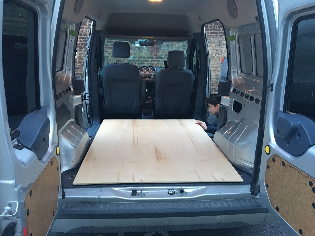 Our Quick & Easy Ford Transit Connect to Campervan Conversion